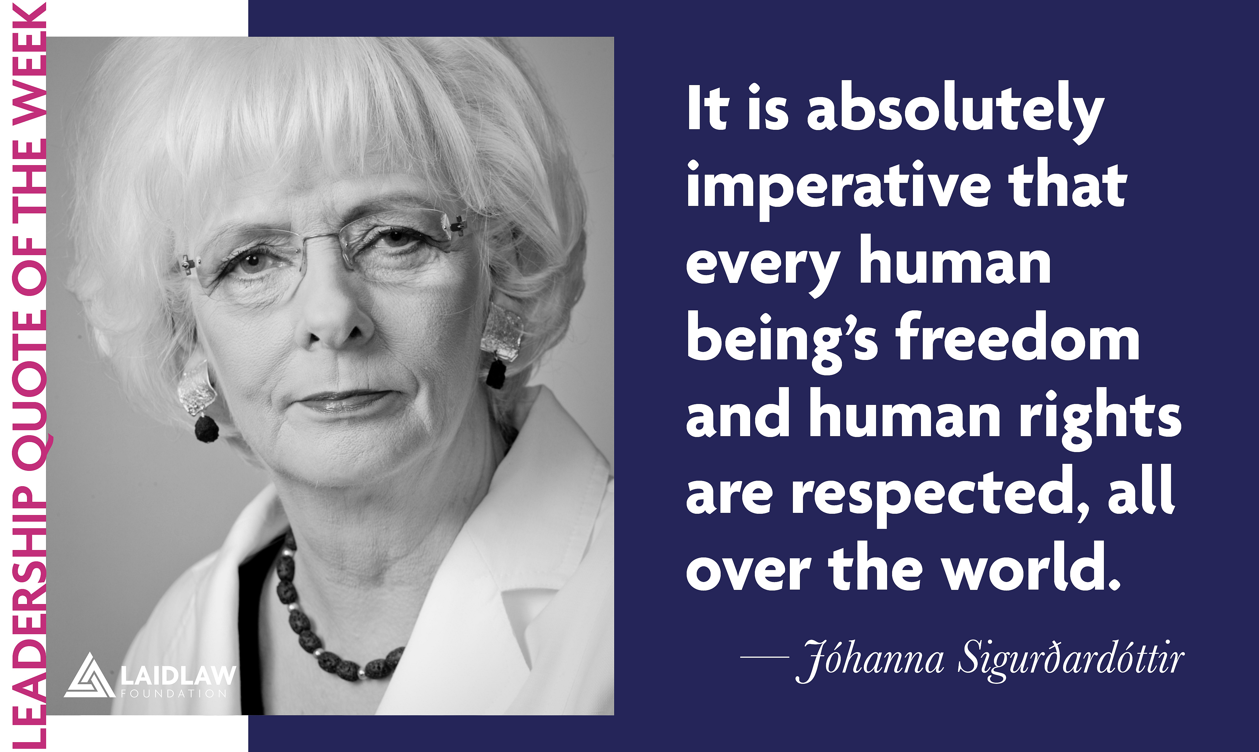 Respect Every Human's Freedom and Rights | Laidlaw Scholars Network
