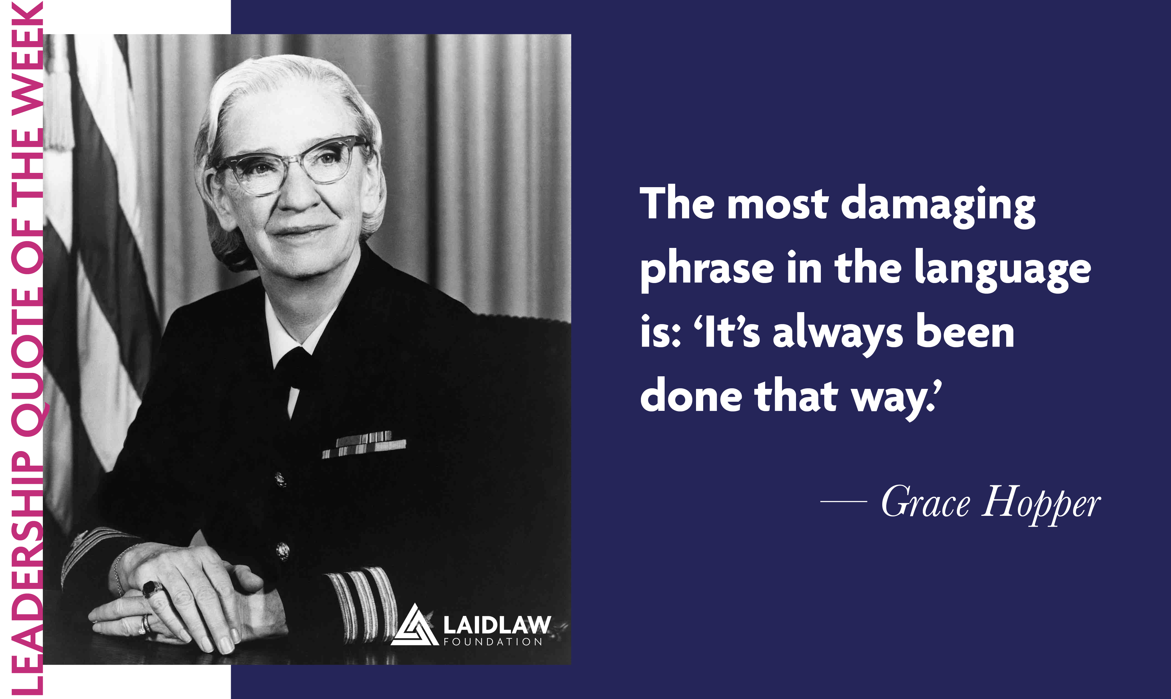 The Most Damaging Phrase In The Language | Laidlaw Scholars Network