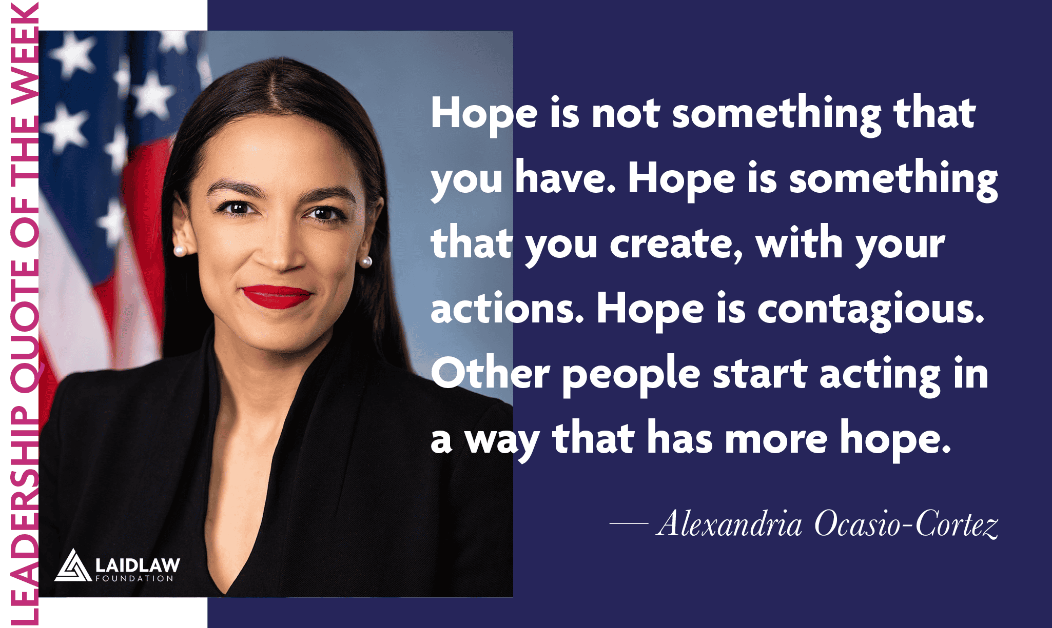 Create Hope With Your Actions | Laidlaw Scholars Network